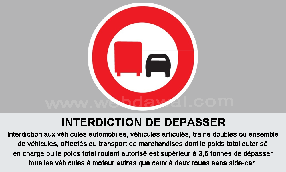 SIGNALISATION SPECIFIQUE - www.webdawal.com